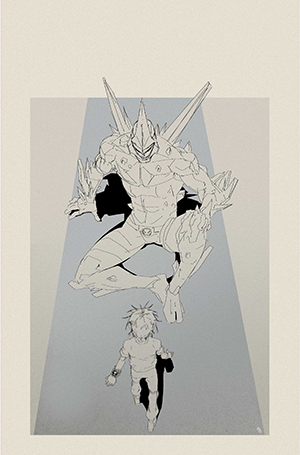 Dynamite® Ben 10 #3 Lucas Lee Garza Line Art Virgin Dynamite.Com ...