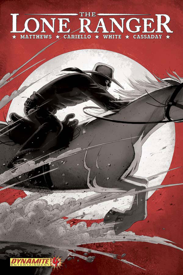 Dynamite® The Lone Ranger #4 Re-Order Variant Cover