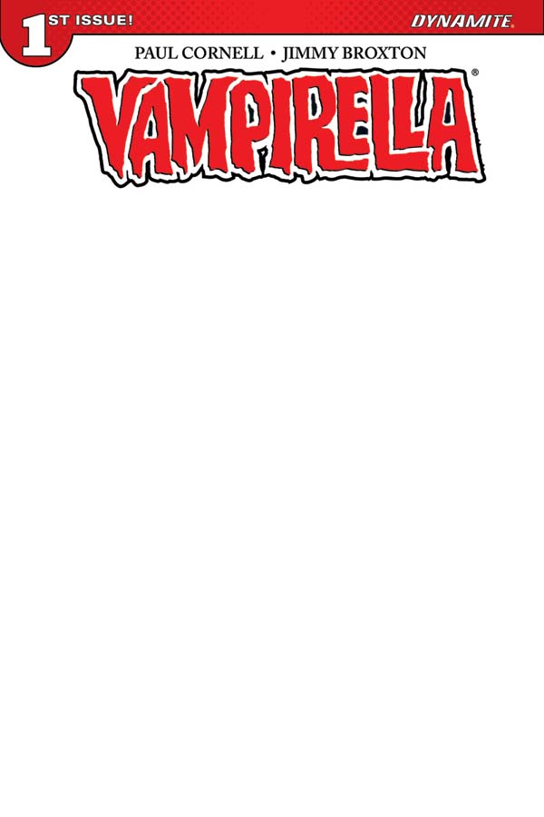 Dynamite® Vampirella Vol. 4 #1 Blank Authentix Edition